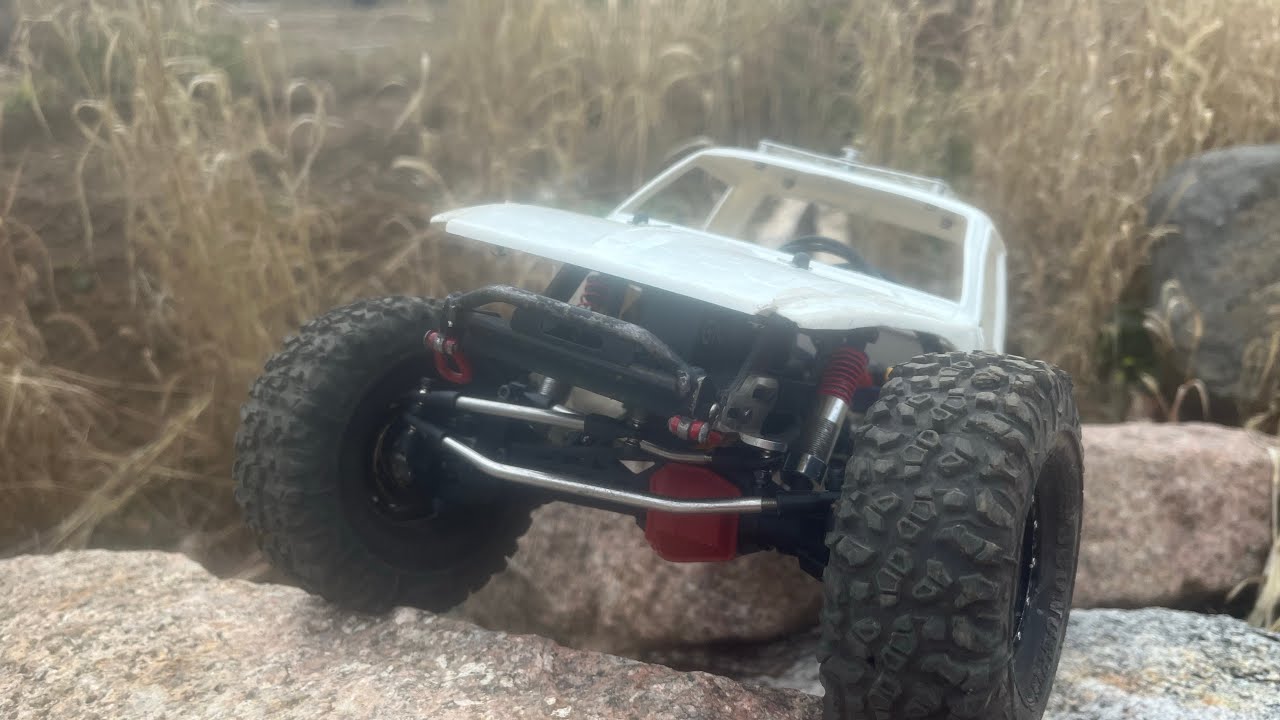 First crawl with the 10.3 straight axles and vfd - YouTube