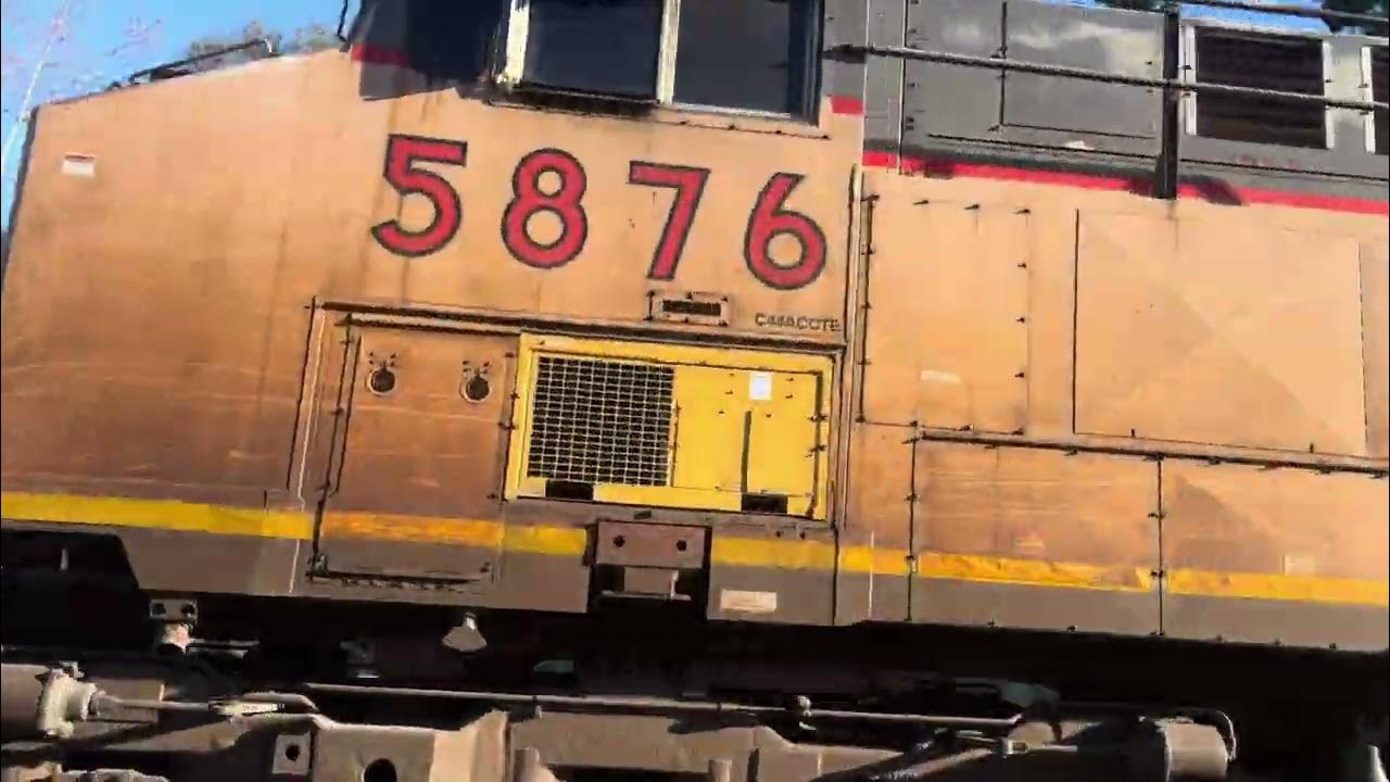 Up 5876 IOANP going through Pleasanton - YouTube
