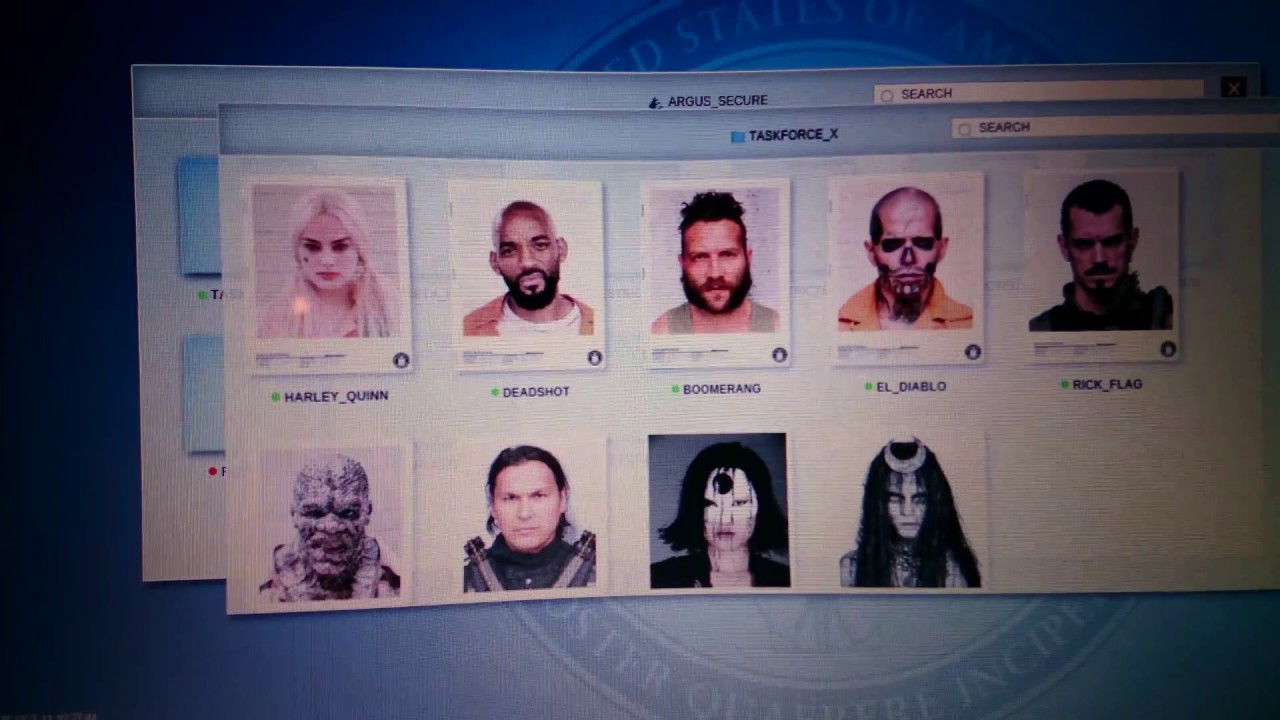 [EXCLU] ARGUS FILES of Suicide Squad Website bonus - YouTube