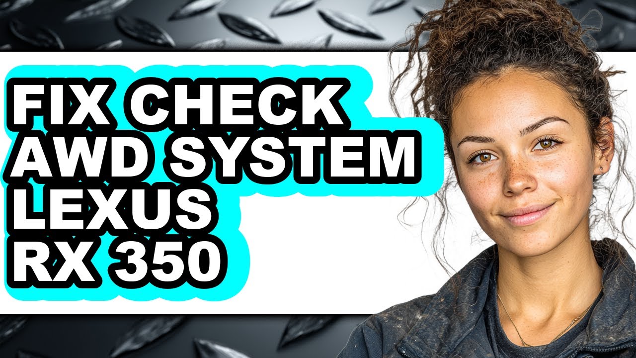 How To Fix Check AWD System Lexus RX 350 - Step By Step - YouTube
