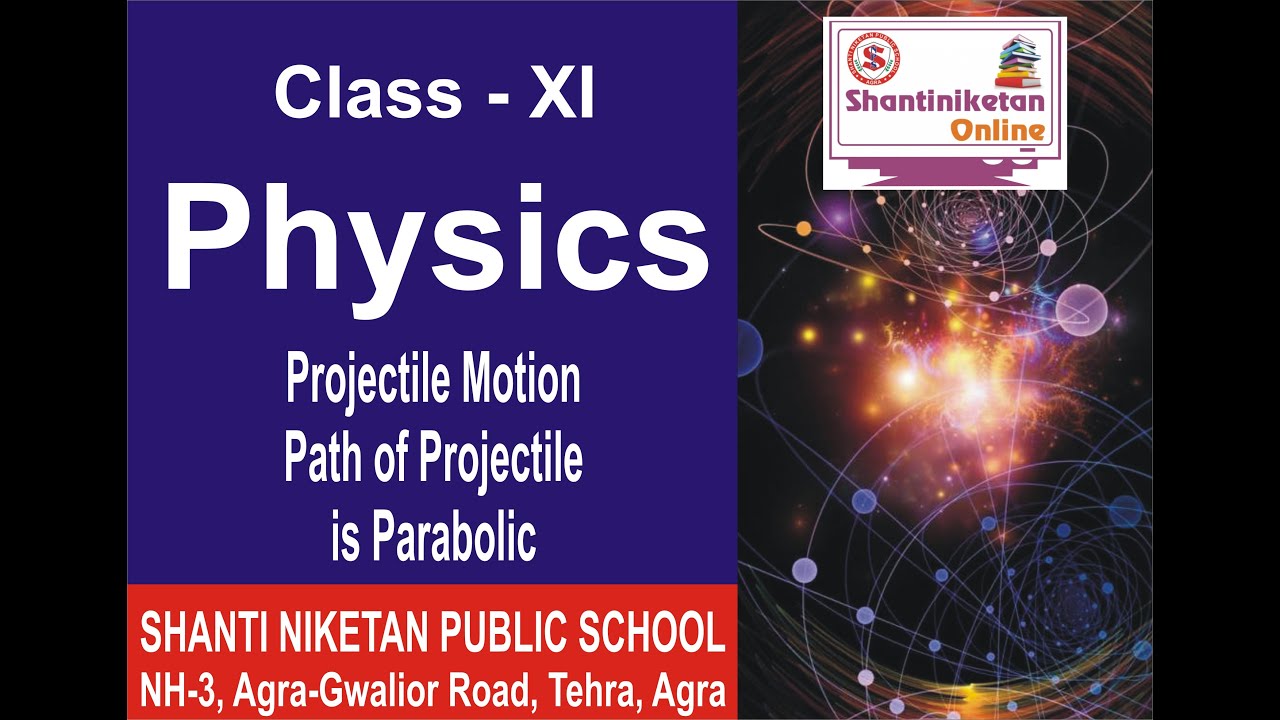 Class XI Physics (Projectile Motion - Path of Projectile is Parabolic ...