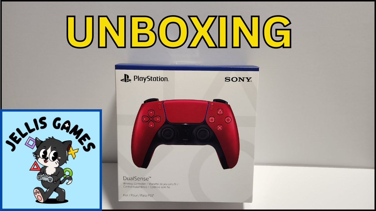 Unboxing the NEW Volcanic Red PS5 Controller - YouTube