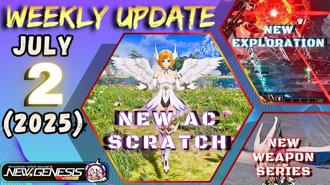 [PSO2:NGS] - JULY_2 UPDATE 2025 (👋☺️Steam) - YouTube