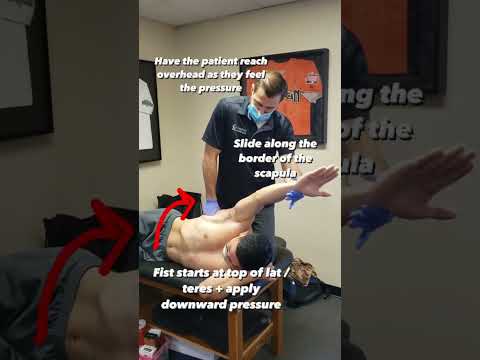 Lats / Teres Major Manual Therapy | Overhead Mobility | Soft Tissue Mobility