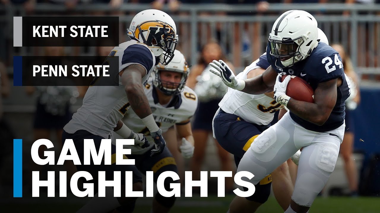 Highlights: Kent State at Penn State | Big Ten Football - YouTube