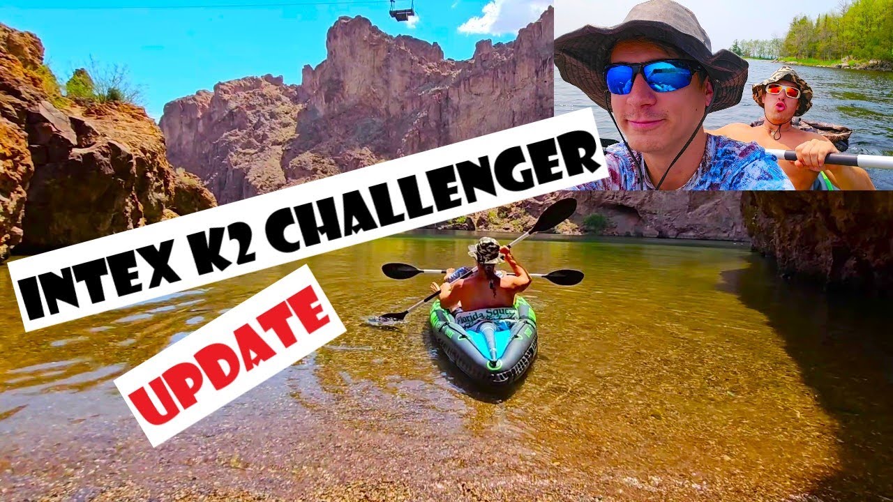 Intex K2 Challenger INFLATABLE KAYAK UPDATE & REVIEW - YouTube