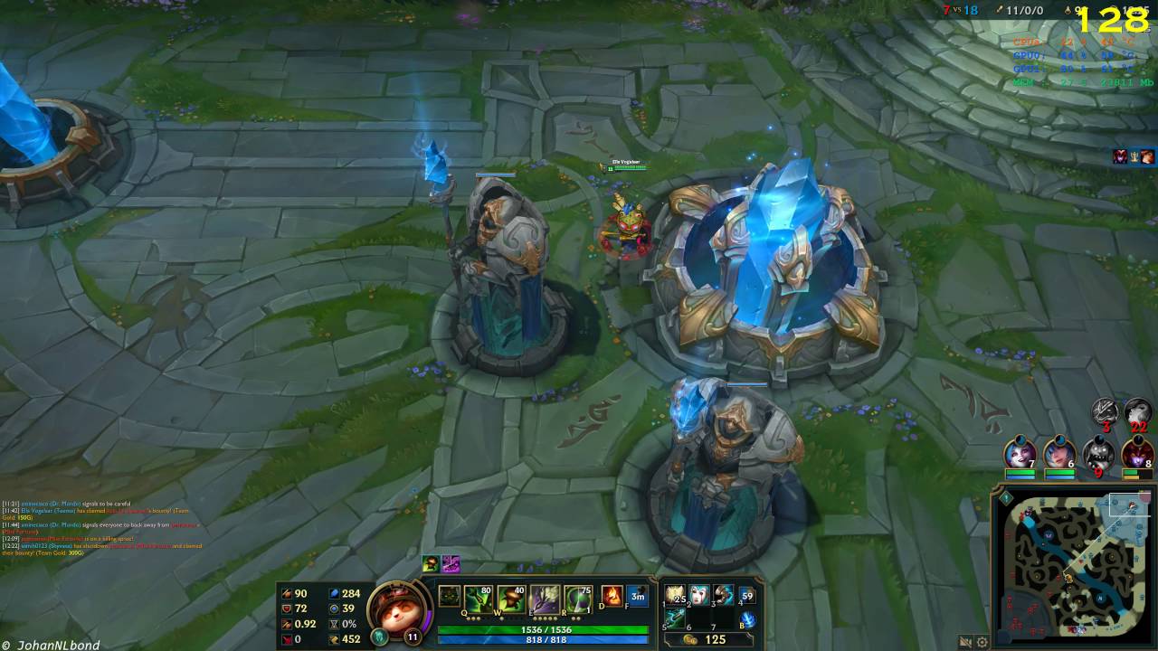 League of Legends Maxed out on GTX 1070 SLI 4K - YouTube