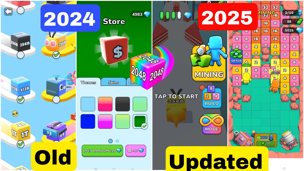 Jelly Run 2048 Update 2025: Old vs New Features Breakdown | Old Store vs New Mission - YouTube