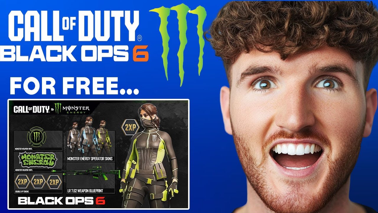 How to UNLOCK The Monster Energy Rewards for FREE in Black Ops 6 - YouTube