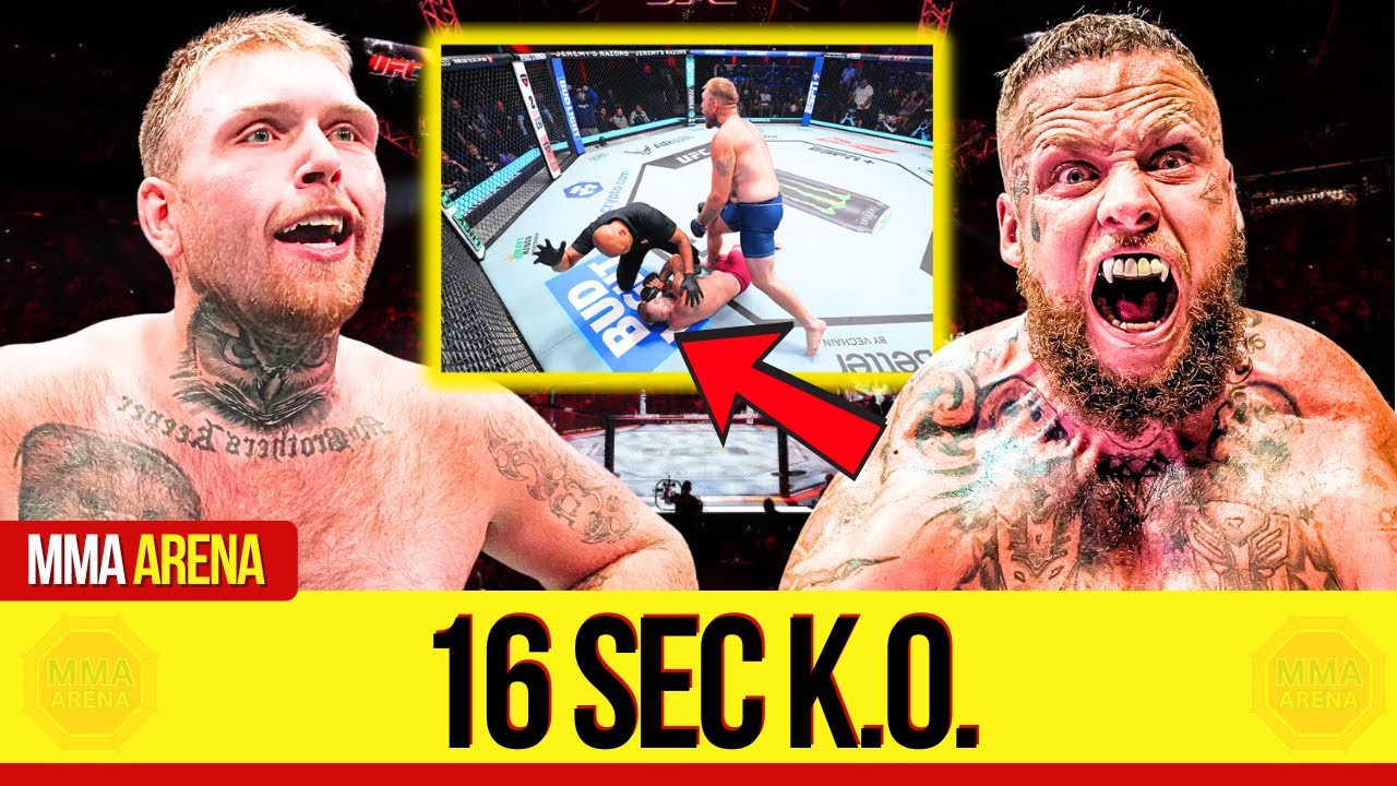16 Second KO! Steven Asplund STUNS UFC with Shocking Finish - YouTube
