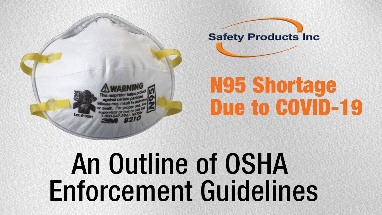 N95 Shortage and the OSHA Enforcement Guidelines - YouTube