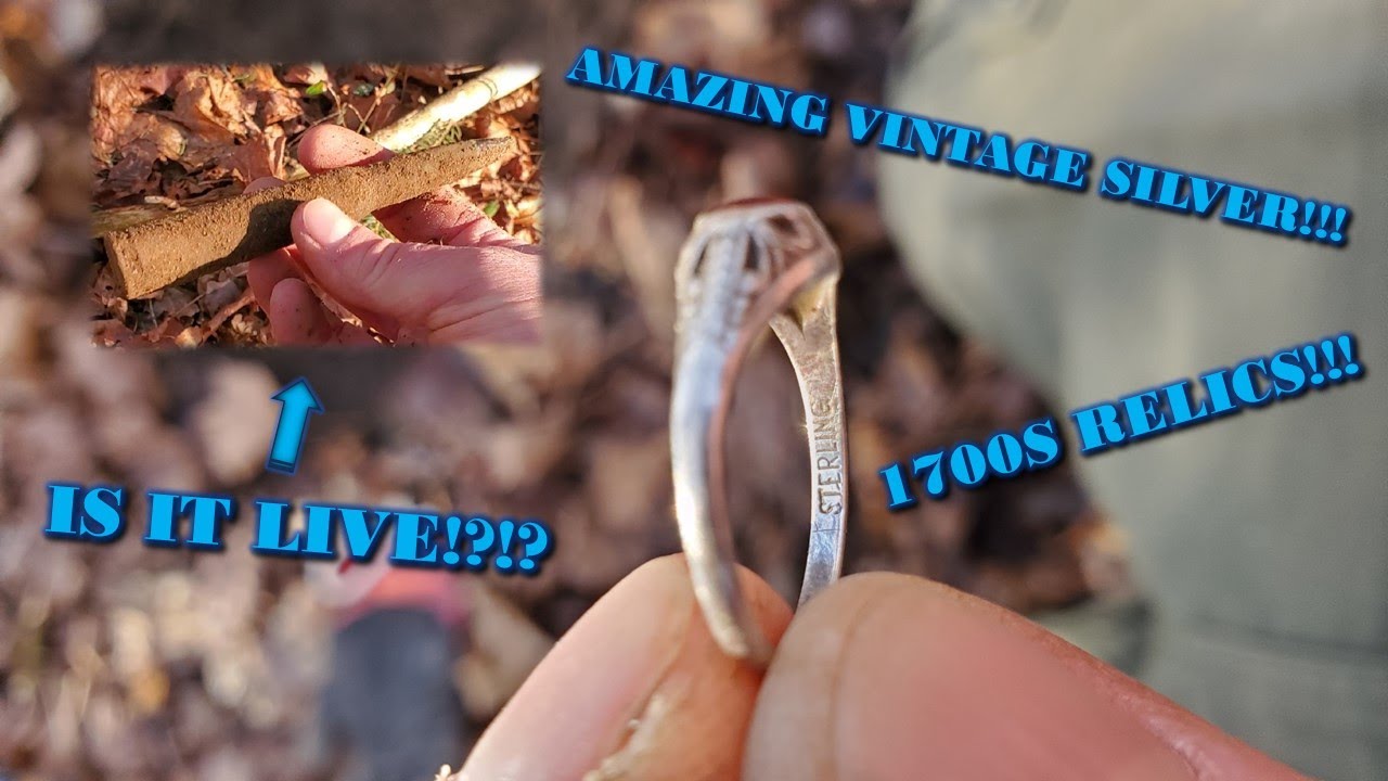 AMAZING Vintage SILVER! WW2 And1700s Relics Found Metal Detecting ...