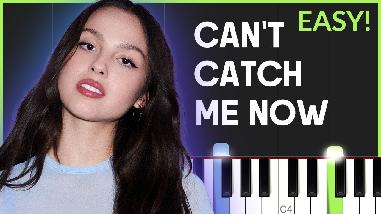 Can't Catch Me Now - Olivia Rodrigo | EASY Piano Tutorial - YouTube