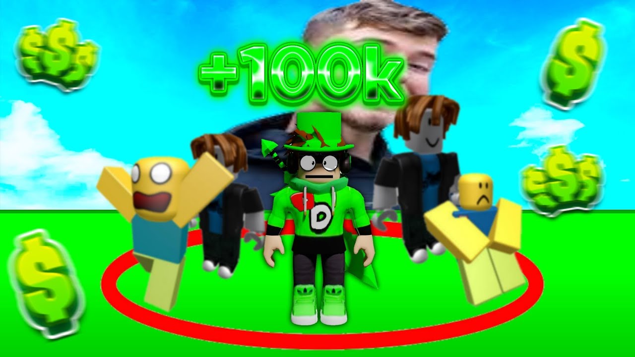 El Ultimo En Salir Del Circulo Gana 100K ROBUX | Roblox - YouTube