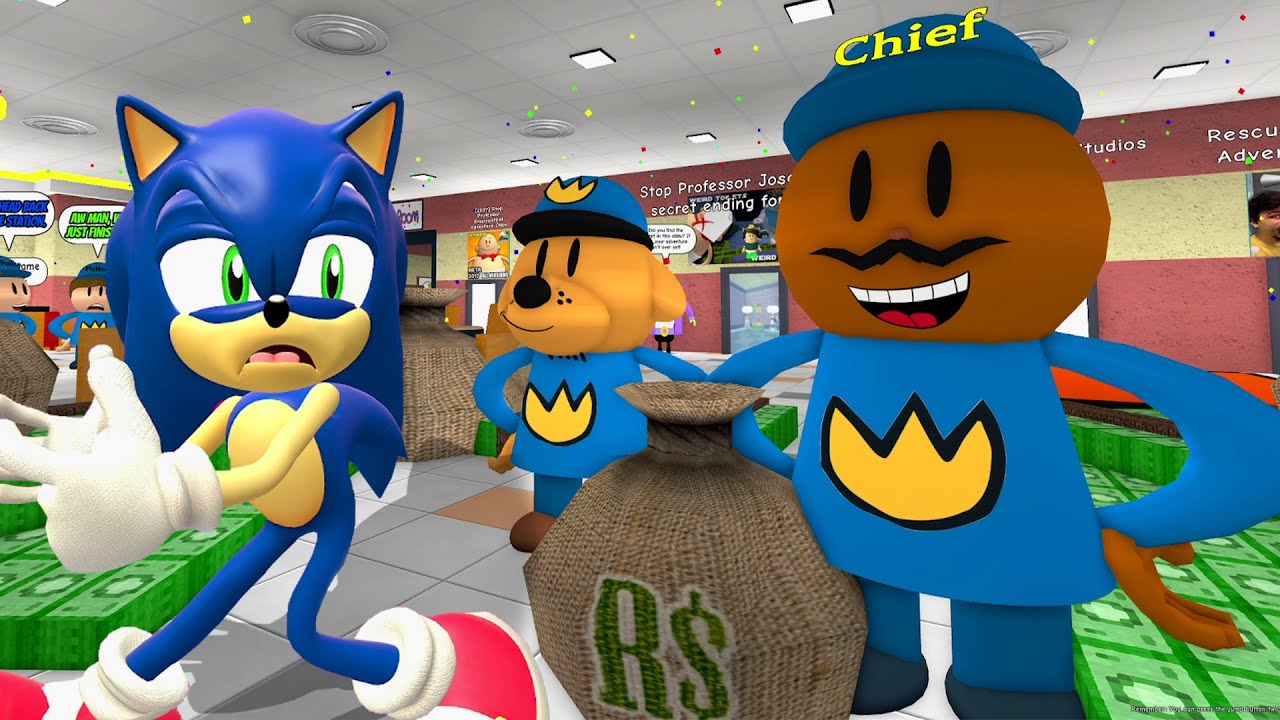 Sonic Plays: Dog Man Adventure Obby - YouTube