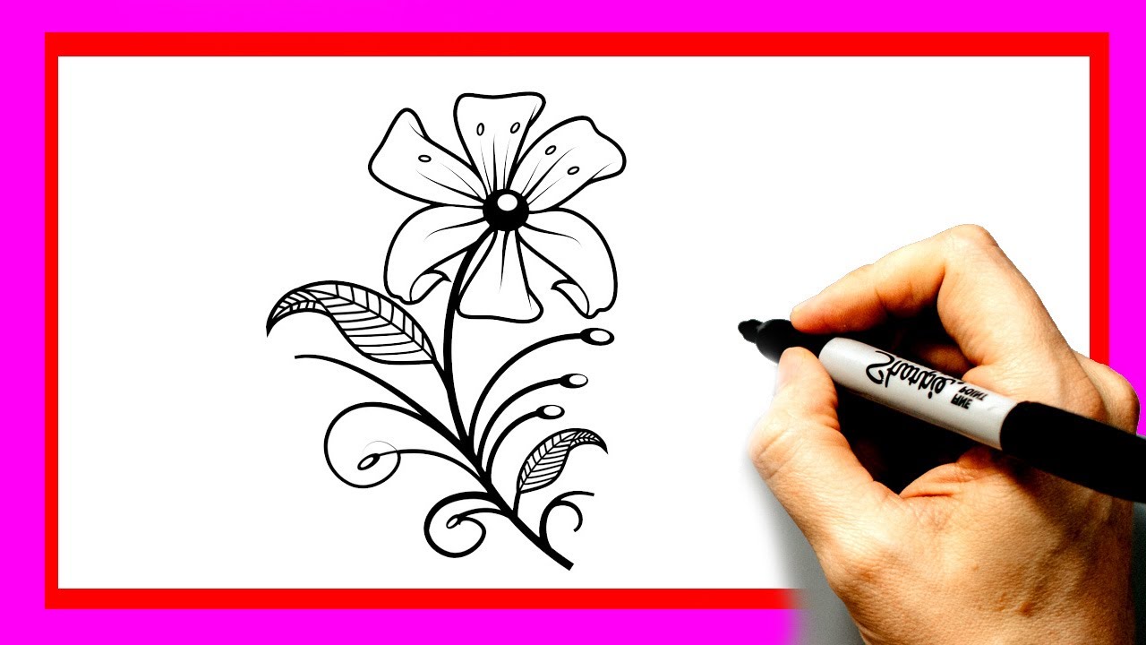 Flores Para Desenhar No Papel - FDPLEARN