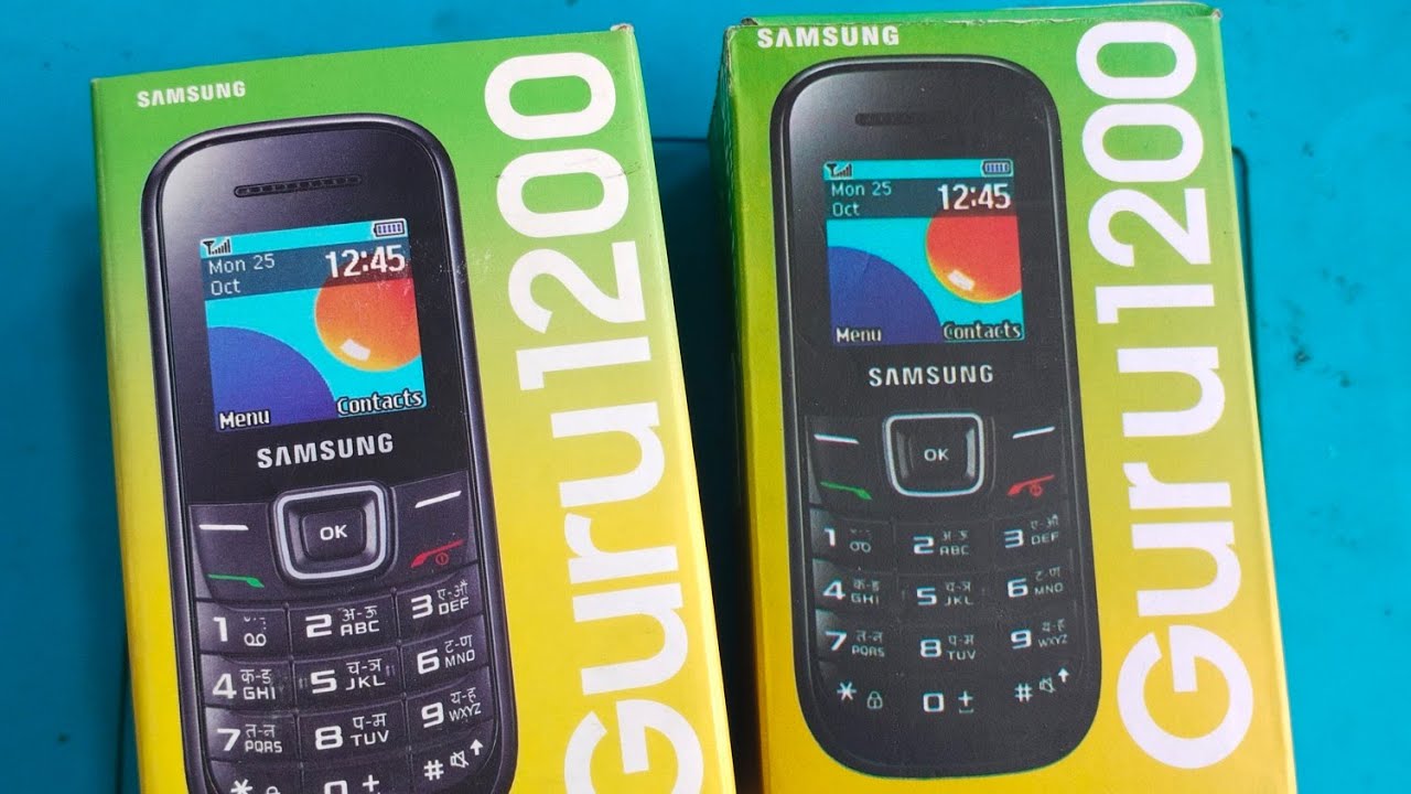 Samsung Guru GT-E1215,1200vs Nakli #unboxing #youtube #viral - YouTube