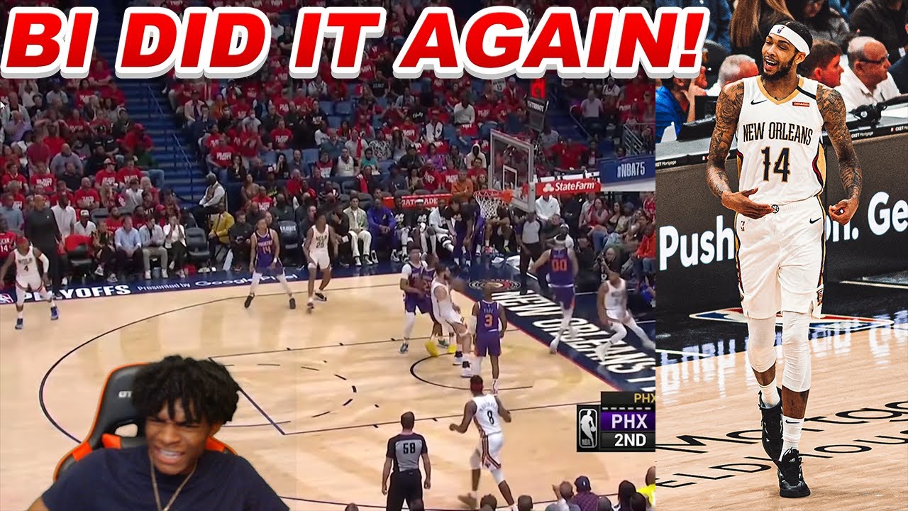 CP3 HAD UNDER 10?? BI IS A GOAT!!! New Orleans Pelicans vs Phoenix Suns ...