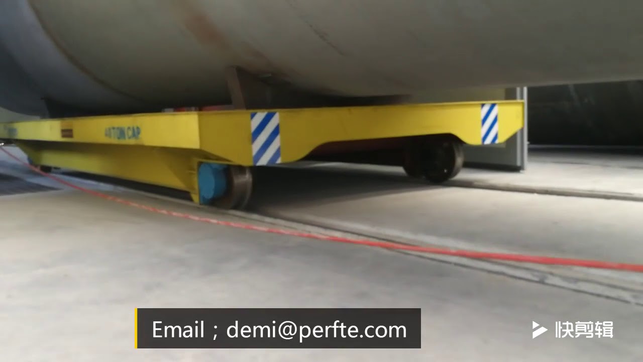 Heavy Industrial Transfer Trolley Electric Bogie For Workshop Handling ...