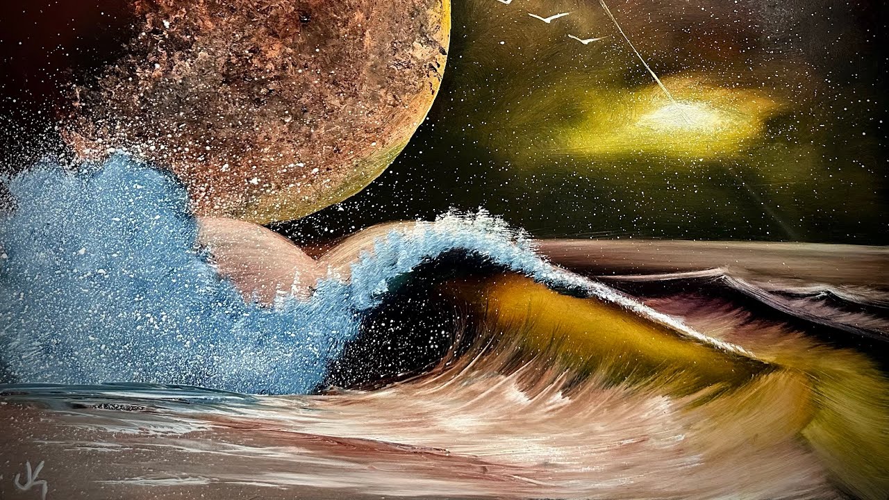 S1 Ep3 Monday Morning Mayhem #LIVEArt #OilPainting #FreeTutorial # ...