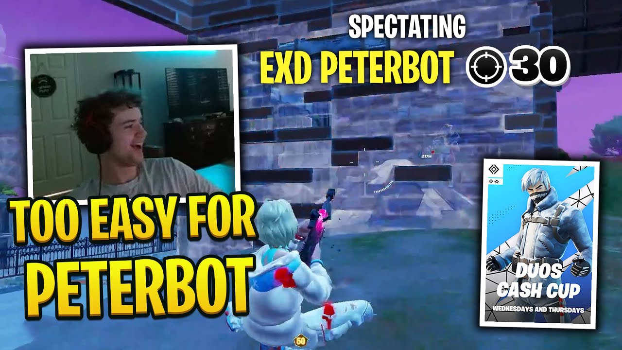 Reet SHOCKED When PeterBot Carries Him in Trio Cash Cup - YouTube