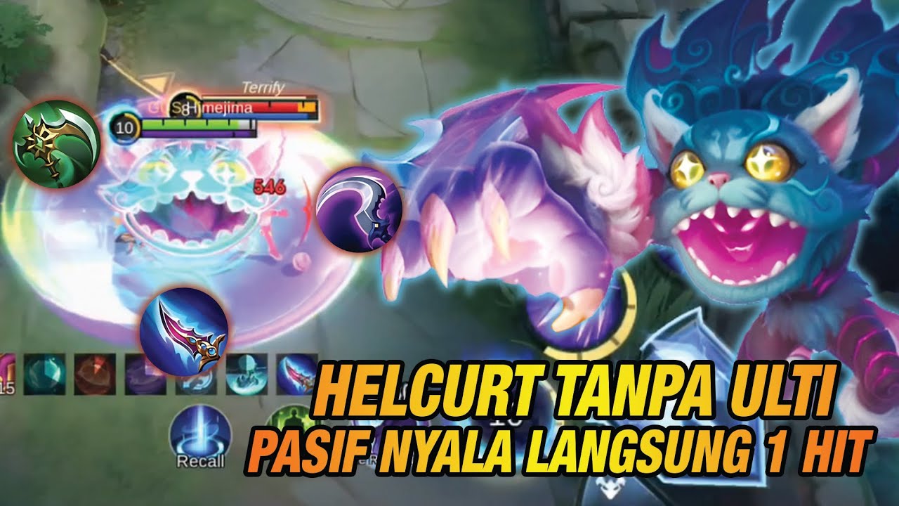 PASIF HELCURT MENYALA LANGSUNG 1 HIT MUSUH TANPA PERLU ULTI| 100% ...