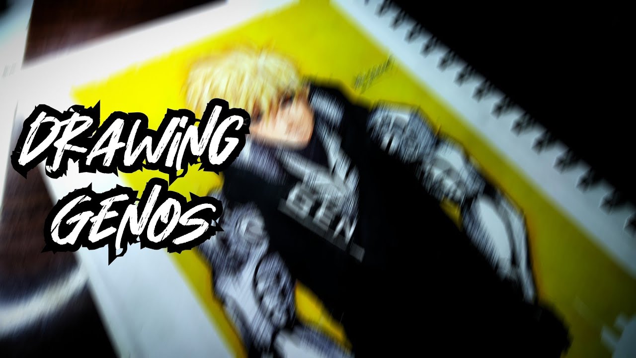 Drawing Genos from one punch man - YouTube