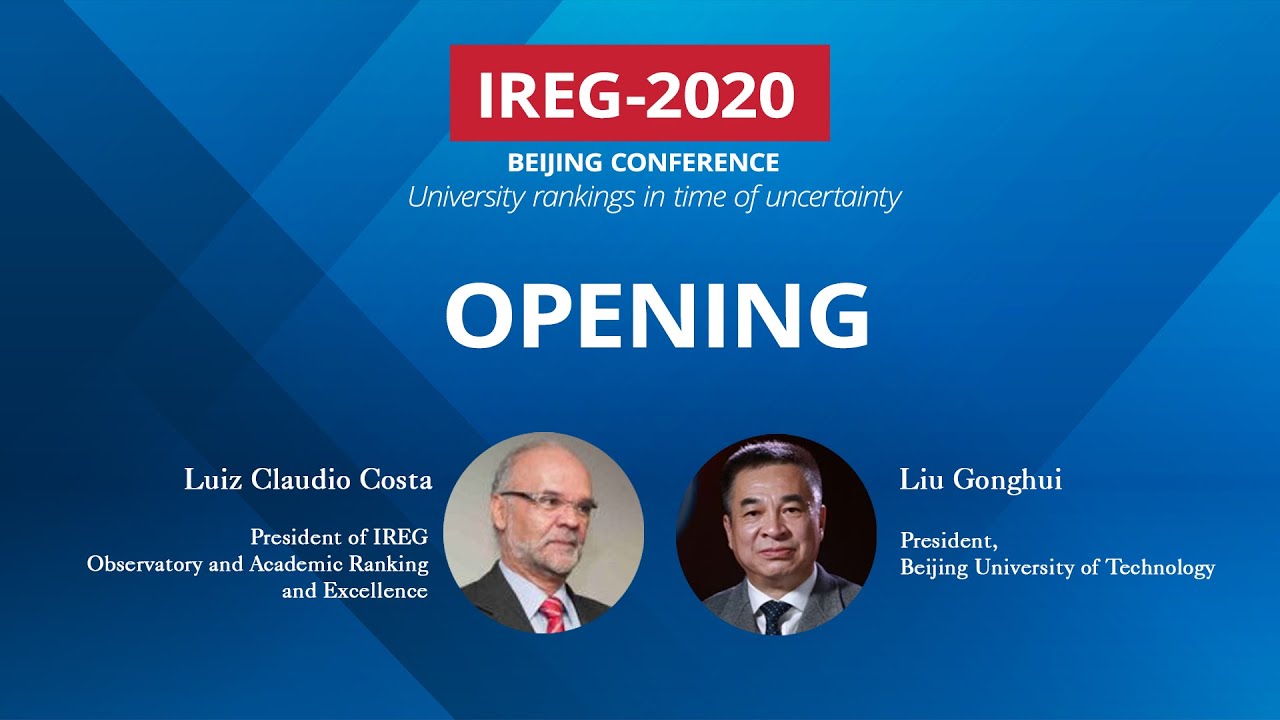 IREG 2020 - Opening Session - YouTube