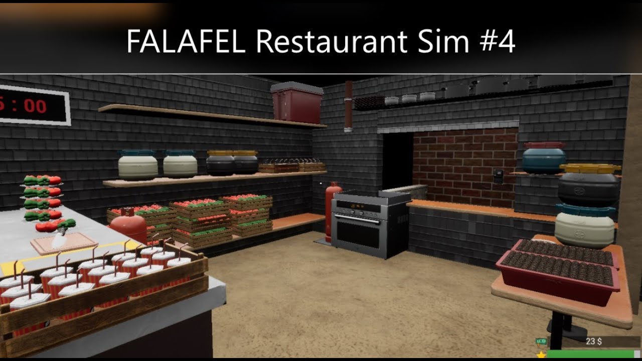 FALAFEL Restaurant Sim Let's Play #4 - YouTube