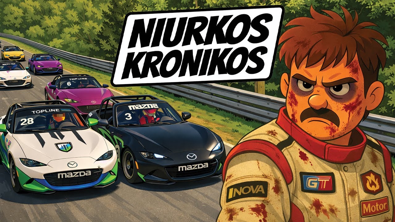 Niurka su Mazda visi sakė, pasigailėsiu - YouTube