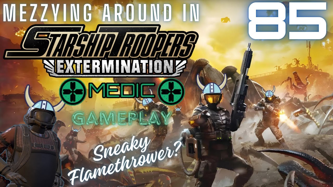 Starship Troopers Extermination Medic Gameplay - Sneaky Flamethrower ...