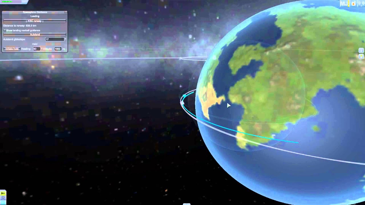 KSP Component Space Shuttle Deorbit & Landing - YouTube