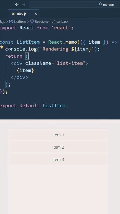 React Memo explained 🪝🪝 | React Memo #shorts - YouTube