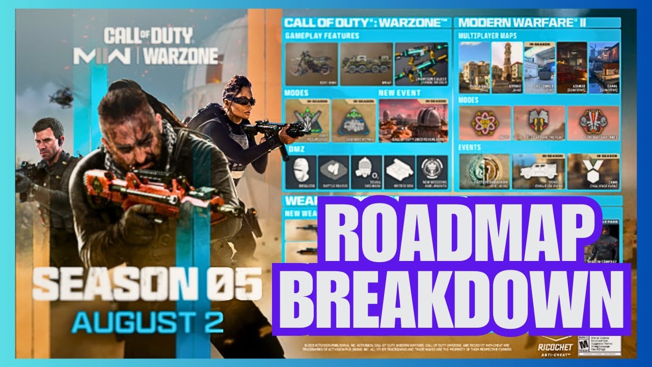 Major SEASON 5 UPDATE Fully Revealed For WARZONE & MW2! 🔥 (Roadmap, New ...