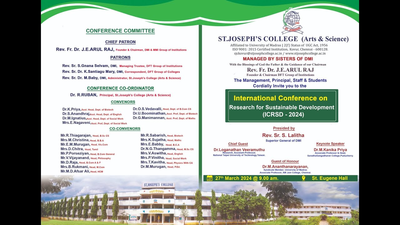 INTERNATIONAL CONFERENCE ON RESEARCH FOR SUSTAINABLE DEVELOPMENT (ICRSD ...