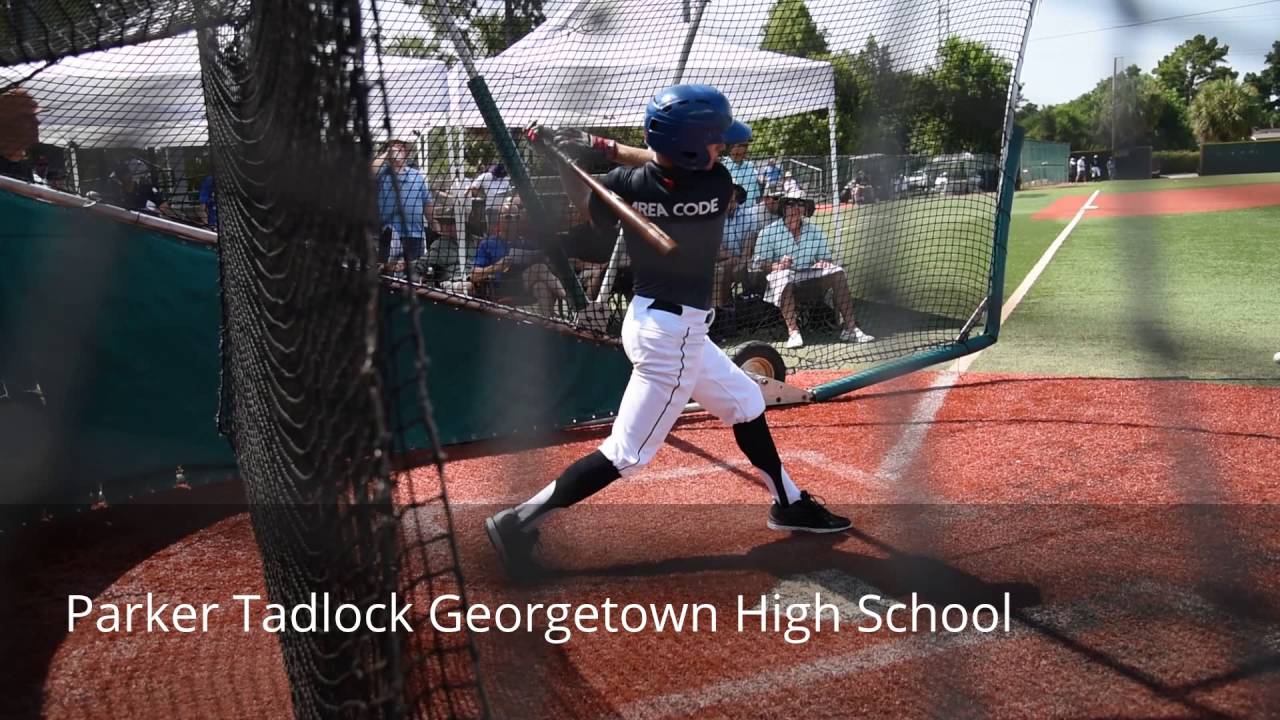 Parker Tadlock OF 2017 Georgetown High School TX - YouTube