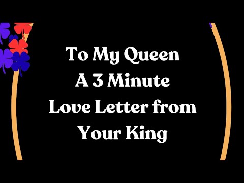 For My Queen: A Gentle, Honest Love Letter You Can Read to Her 👑🌹I’m ...