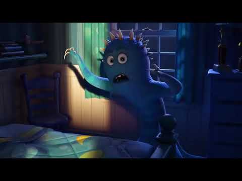 Monsters University. Mike Wazowski first day sneak to scare room