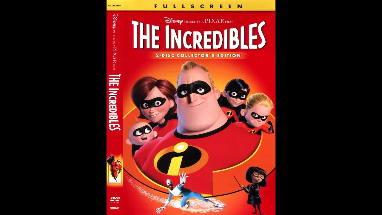 Opening to The Incredibles (US DVD; 2005) [Full-Screen; Both Discs ...