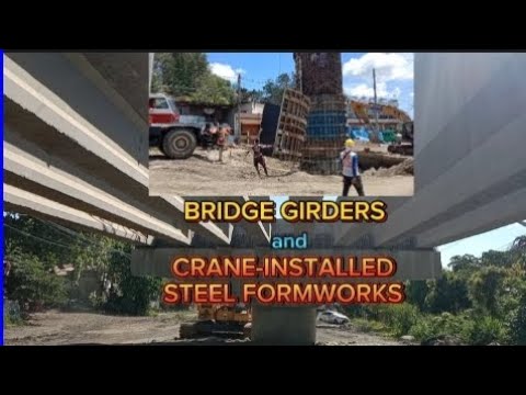CRANE-BACKHOE TANDEM LIFT OF PIER HUGE STEEL FORMWORKS - YouTube