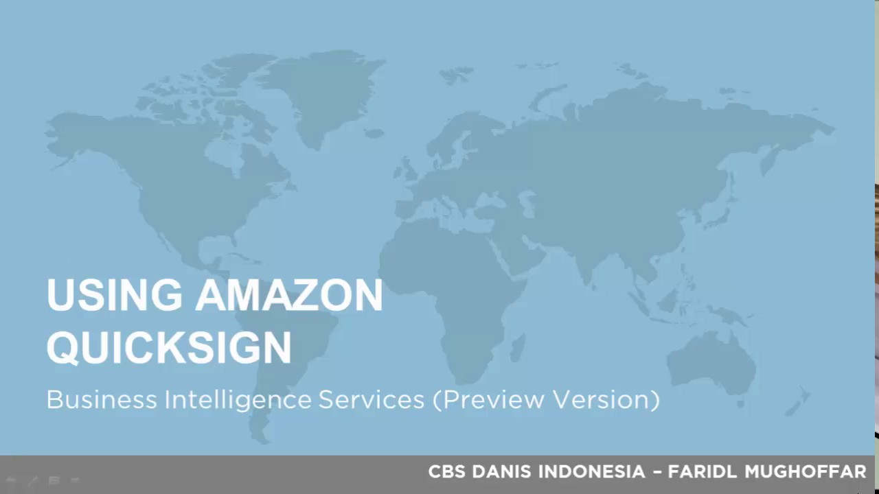 USING QUICKSIGN AMAZON - YouTube