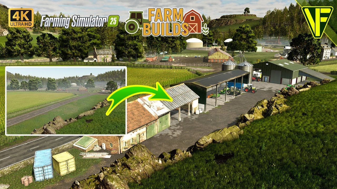 Can a Roadside Strip Work as a Farm? | FS25 Farm Builds - YouTube