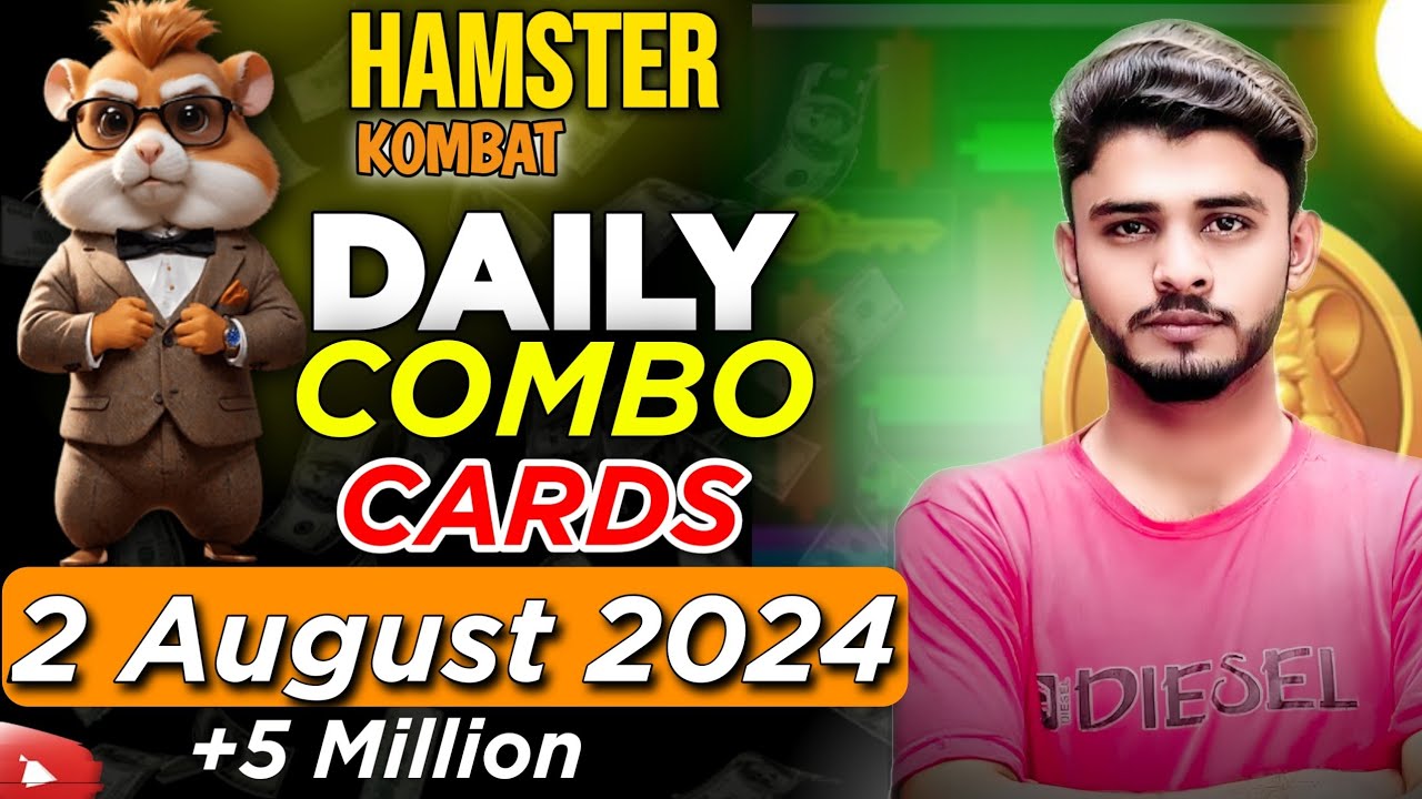 Hamster Kombat Daily Combo 2 August || Hamster Kombat Daily Combo 2nd ...