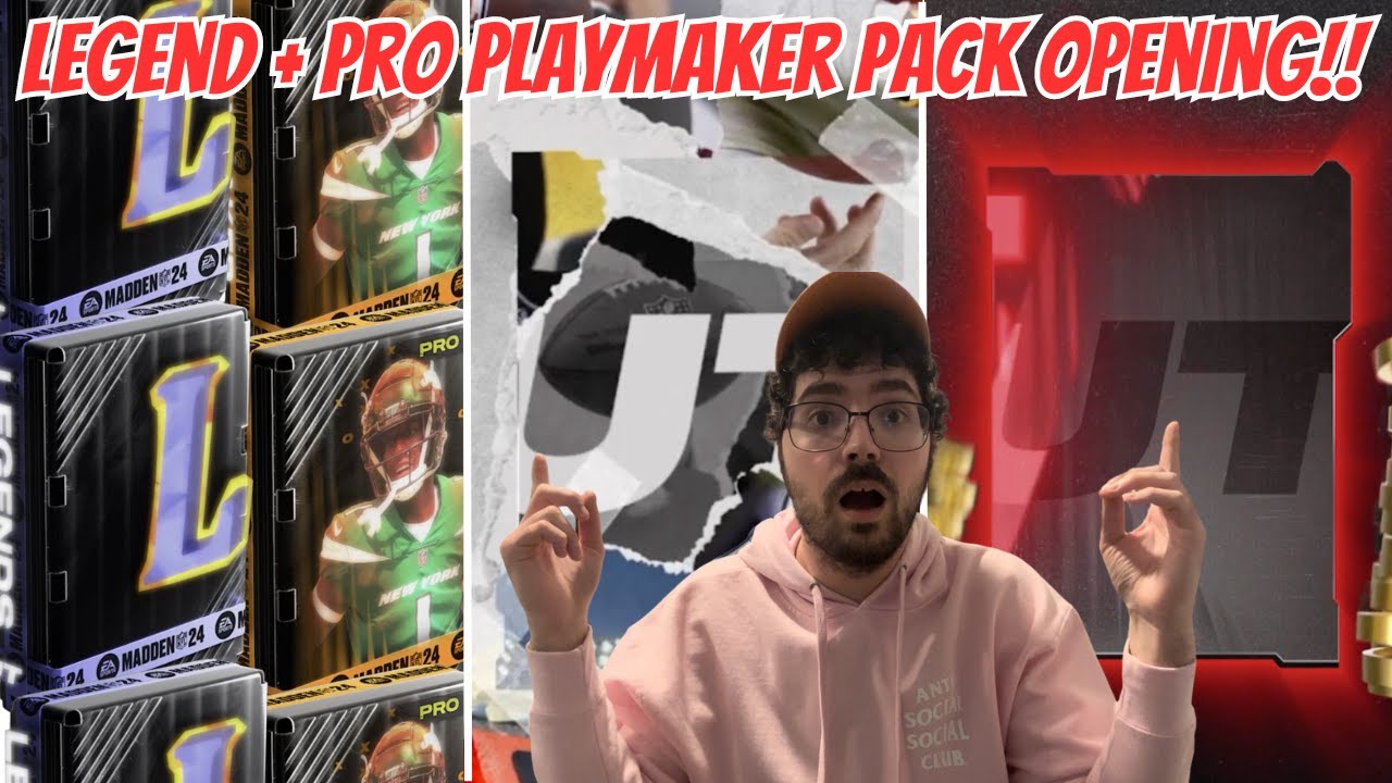 LEGEND + PRO PLAYMAKER PACK OPENING IN MADDEN 24!! - YouTube