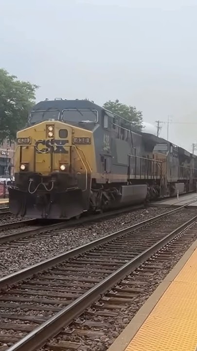 CSX YN2 438 leads through La Grange IL #railway #railroad #train #csx #railfan #railfanning ...