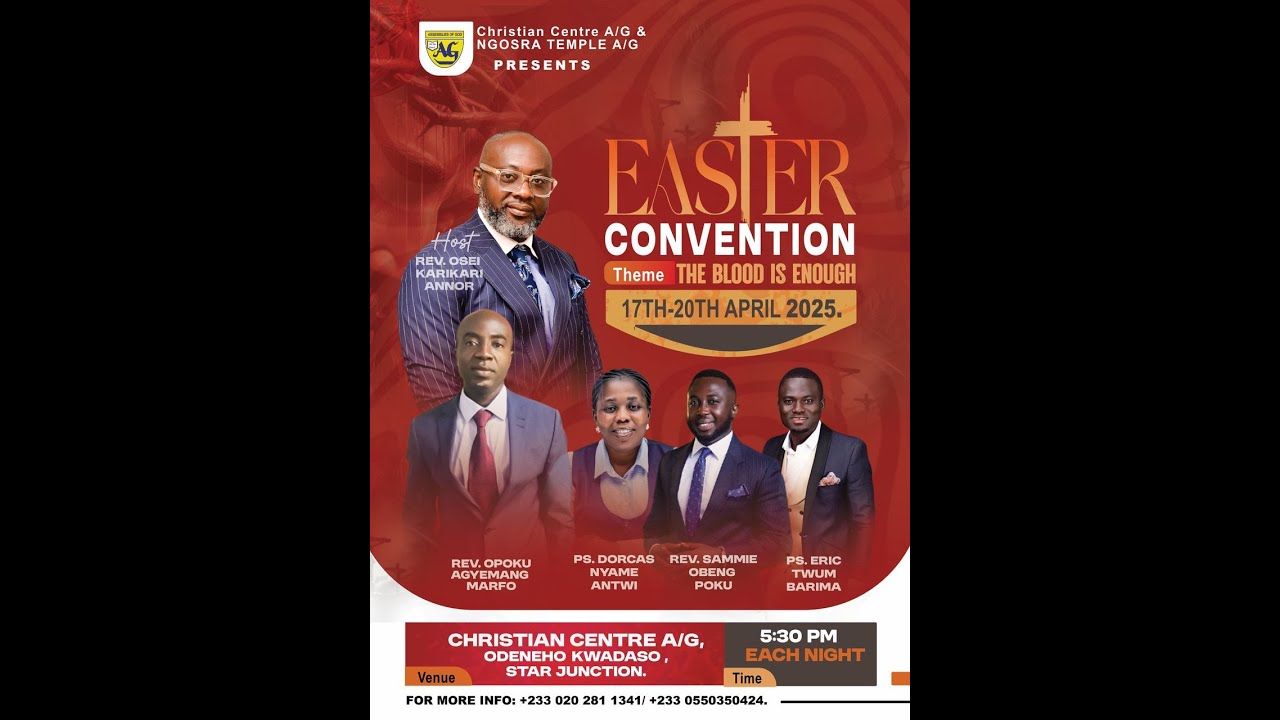 EASTER CONVENTION || THE BLOOD IS ENOUGH || DAY 3 MORNING || PS. ERIC ...