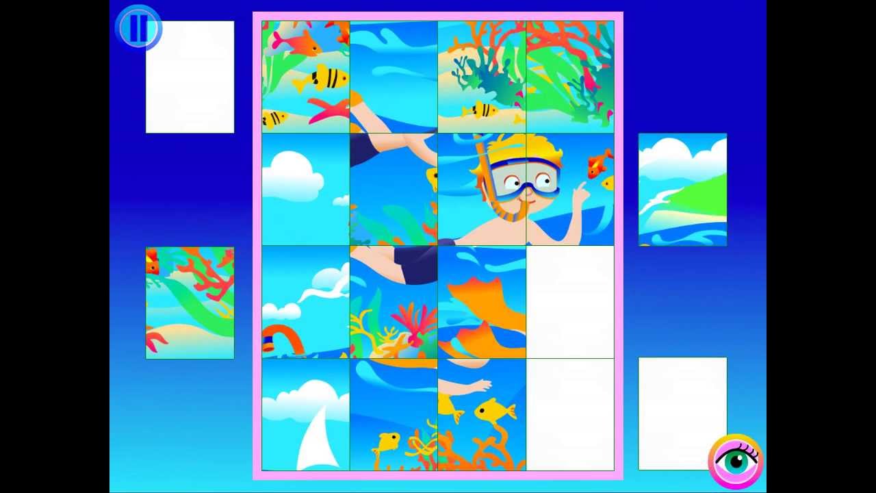 "Wee Kids Puzzle" interactive ebook for kids age 5 and up - YouTube