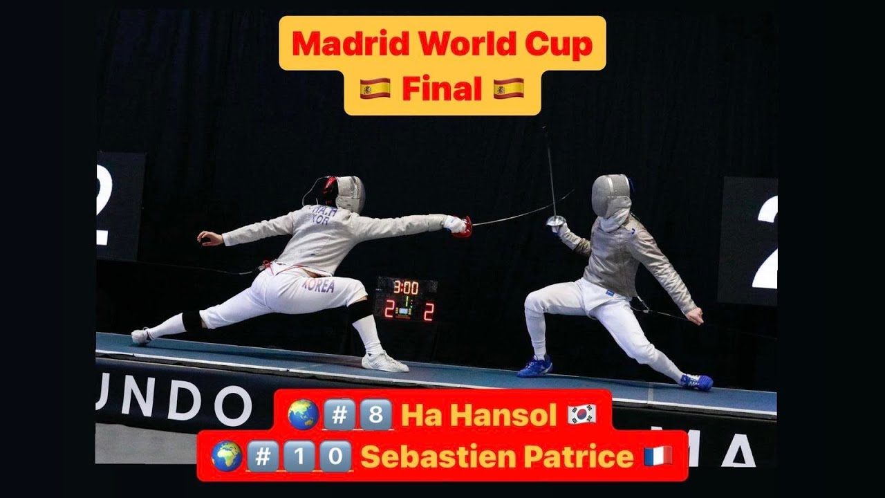 Madrid World Cup 2024 SMS - GOLD - Ha Hansol KOR v Sebastien Patrice ...