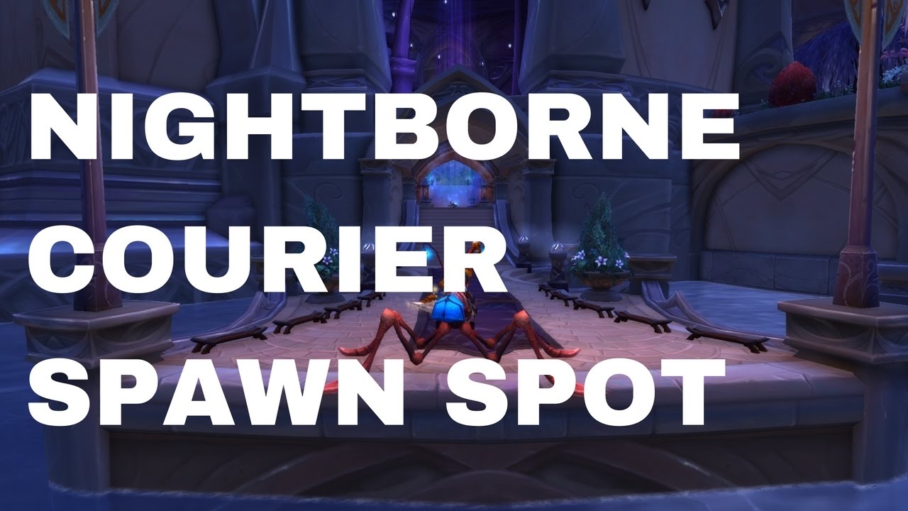 Secret Correspondence - Nightborne Courier Spawn Location (Suramar ...