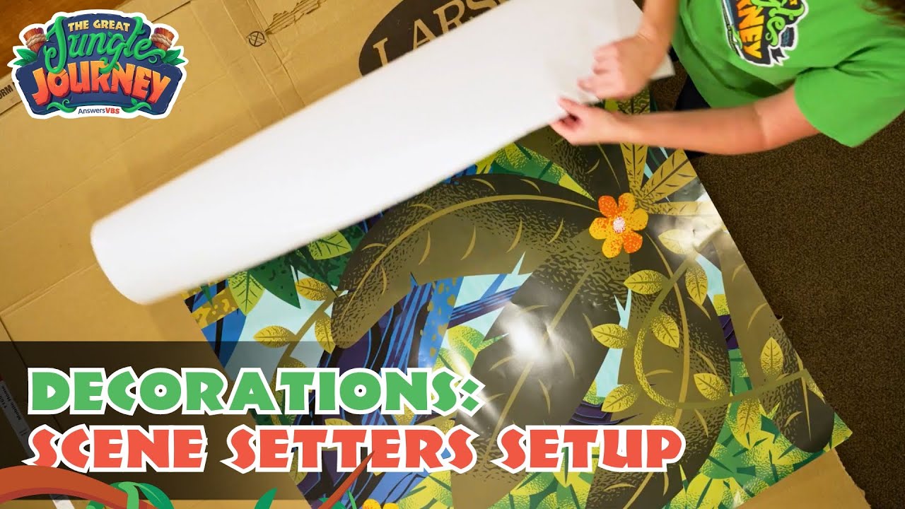How to Properly Set Up Scene Setters | The Great Jungle Journey VBS ...